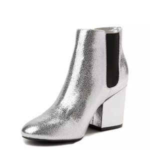 MIA | Shoes | Mia Shoes Zelma Metallic Silver Booties 6 | Poshmark